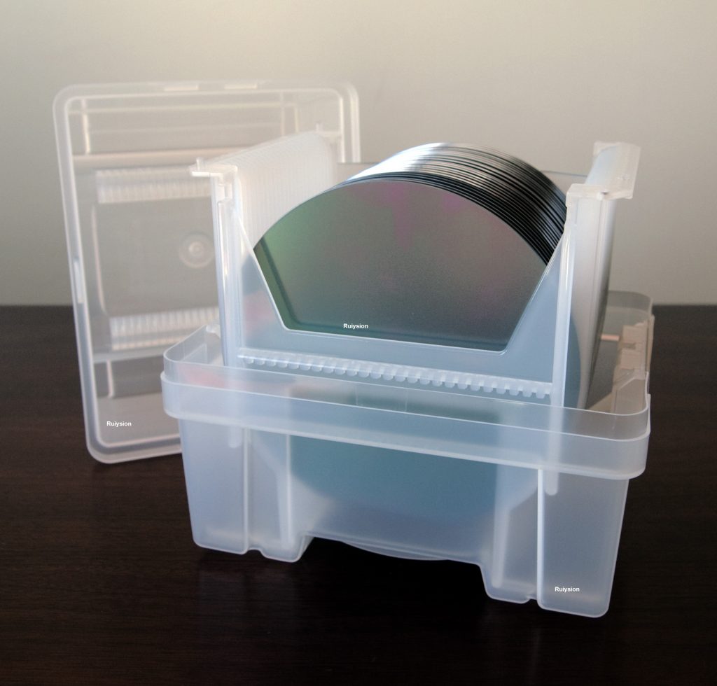 4 inch wafer round box/Silicon wafer box 25 pieces/wafer box/glass box ...