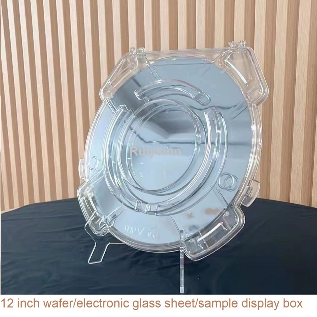 12 inch high transparency display box sample box single chip box ...