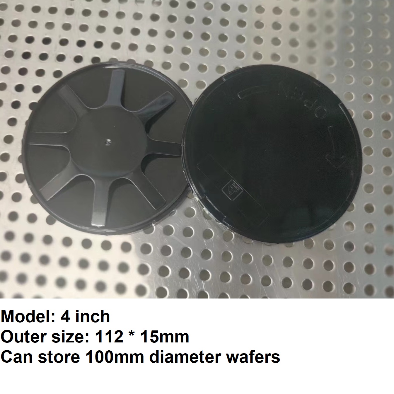 Black 4-inch anti-static wafer, gallium arsenide silicon wafer ...